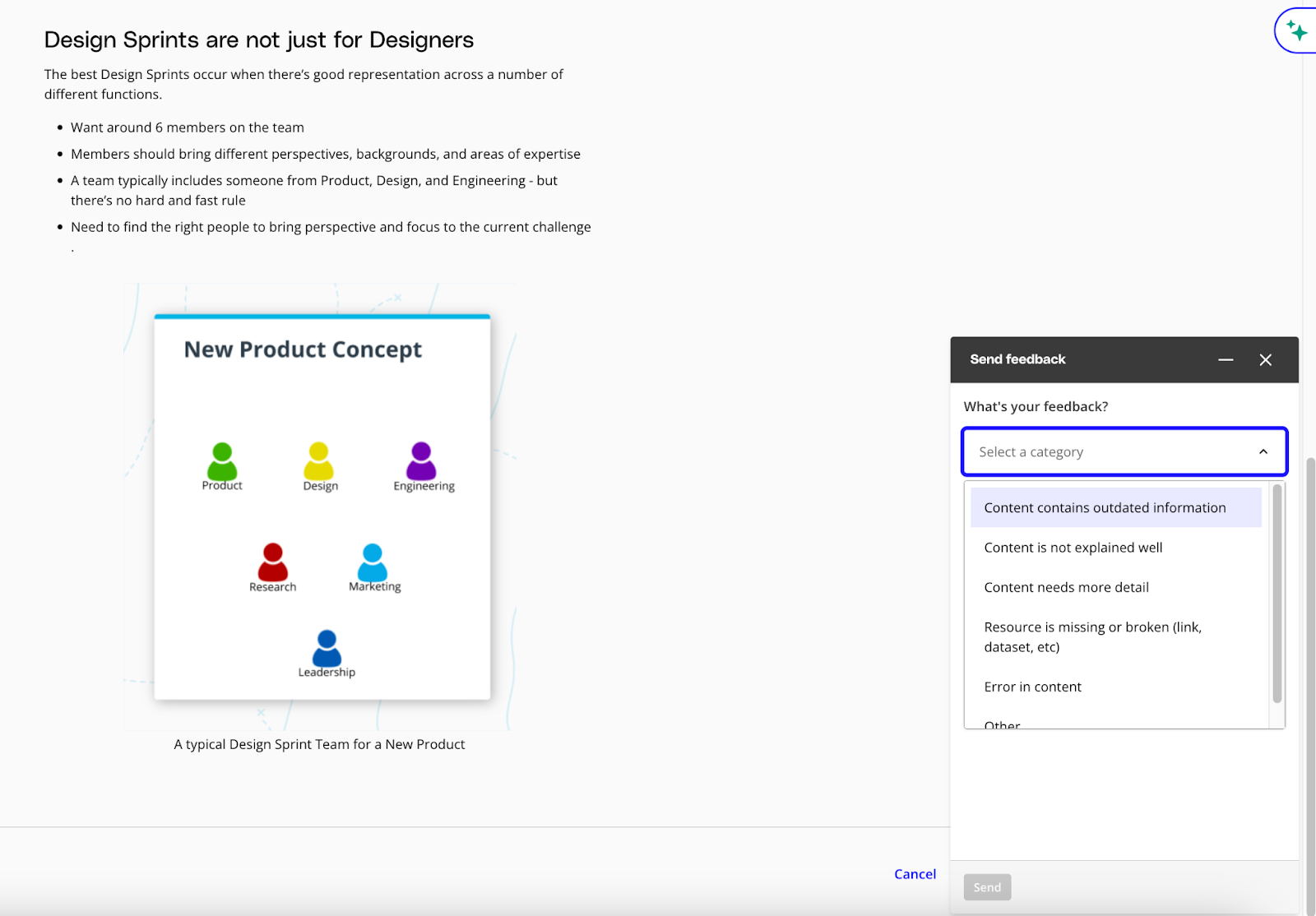 How do I report a bug or an issue in the classroom content (i.e ...